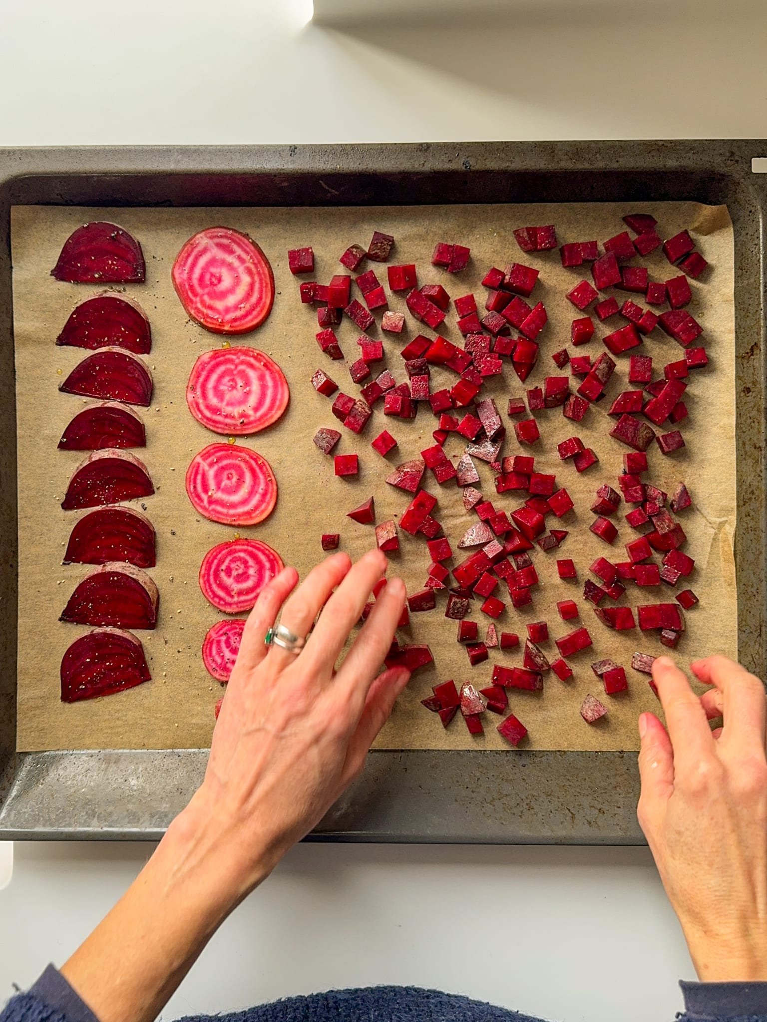 Creamy Roasted Beetroot Risotto - from Plants with Love