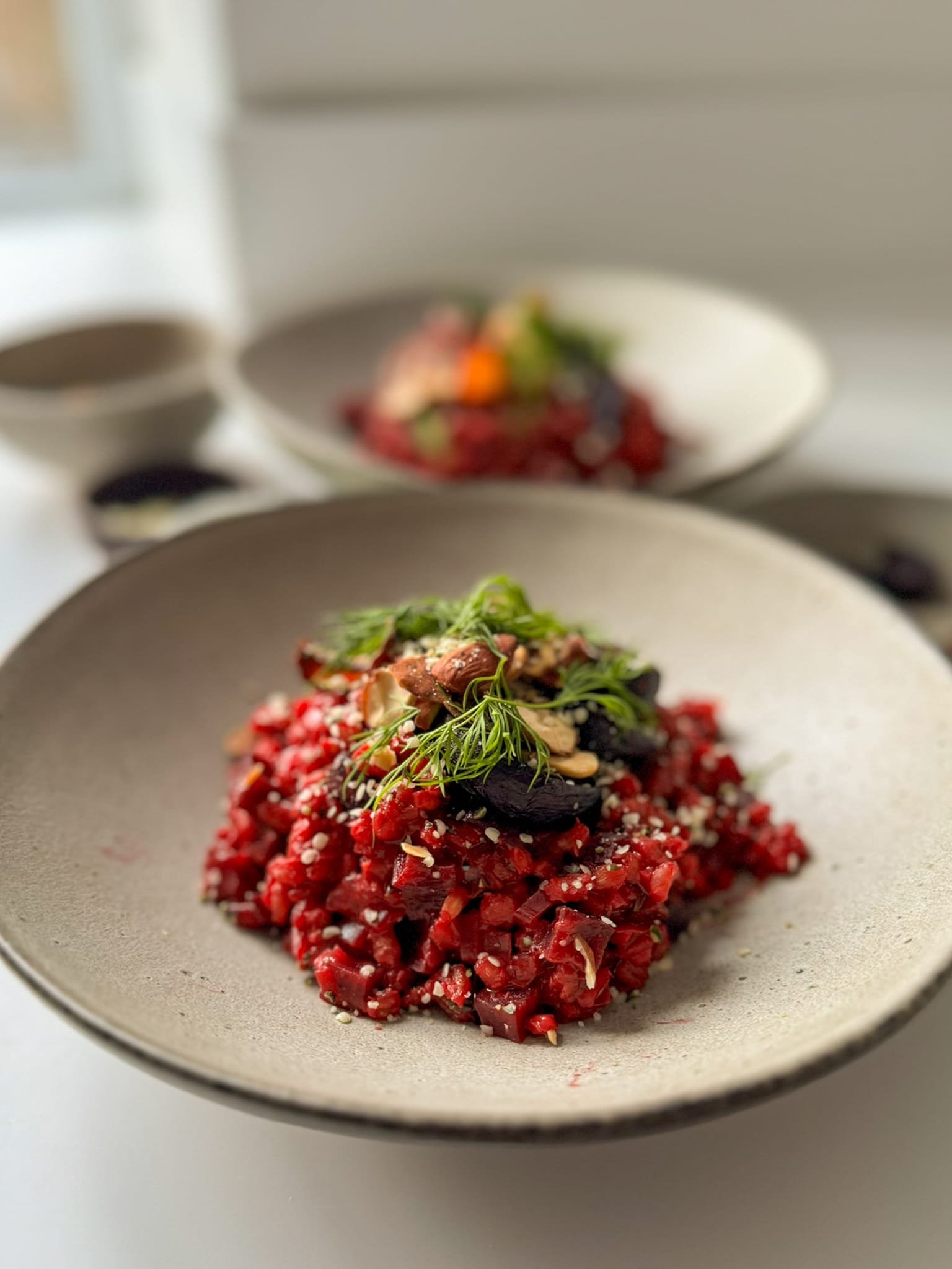 Creamy Roasted Beetroot Risotto - from Plants with Love