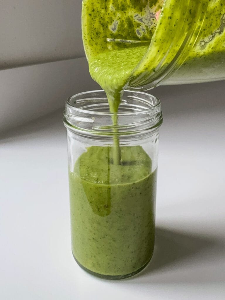 Creamy Coriander, Avocado & Lime Dressing - from Plants with Love